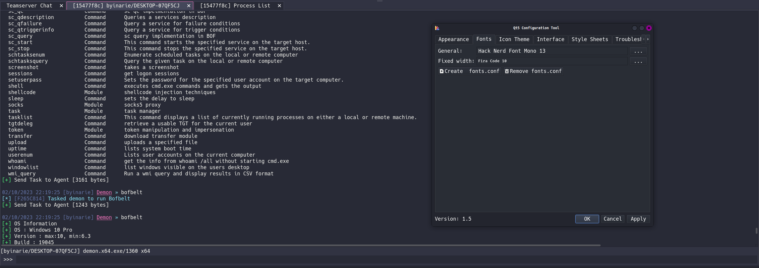[QUICK FIX]: Kali Font Problem · Issue #401 · HavocFramework/Havoc · GitHub