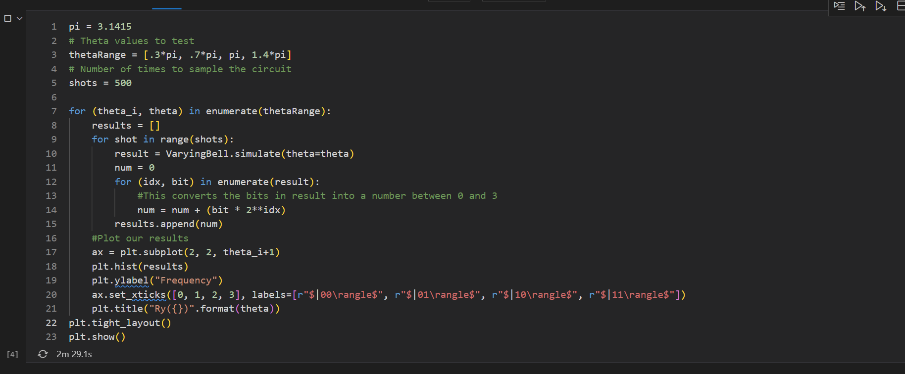 Occasionally simulating an operation will run indefinitely and require a kernel restart to ...