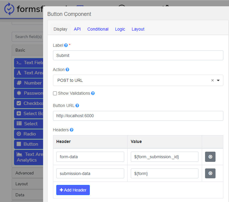 How to use `POST to URL` submit action · Issue #1069 · AOT-Technologies/forms-flow-ai · GitHub