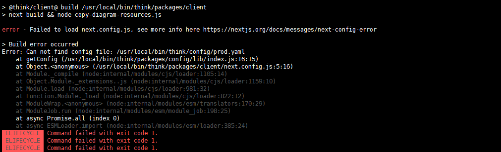按照操作说明书，无法运行，报一堆问题 · Issue #46 · fantasticit/think · GitHub