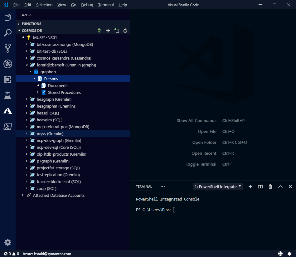 Accounts created in portal are not recognized as graph/mongo by the ...