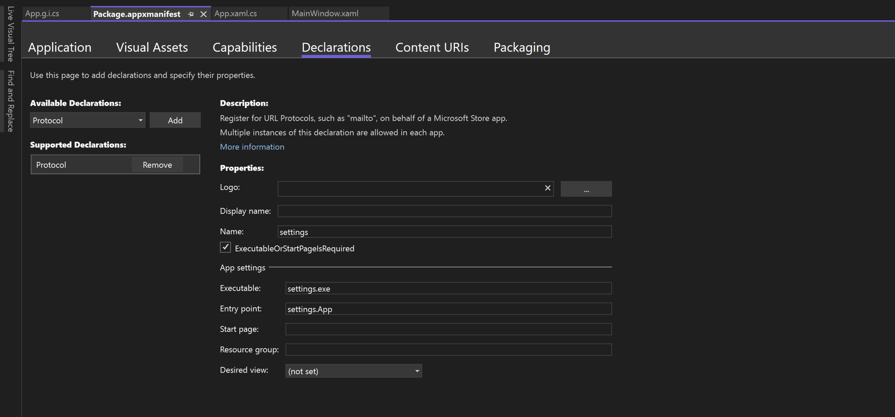 Crash - How can the WinUI3 application be opened using a protocol? · microsoft WindowsAppSDK ...