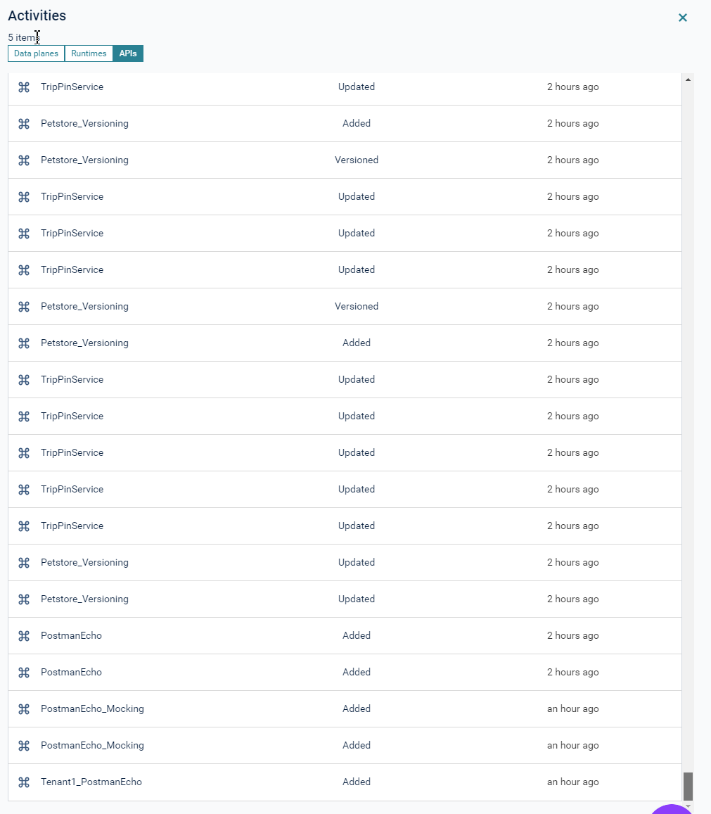 Activities View For Apis Should Show Runtime Name · Issue 17 · Softwareag Webmethods Api
