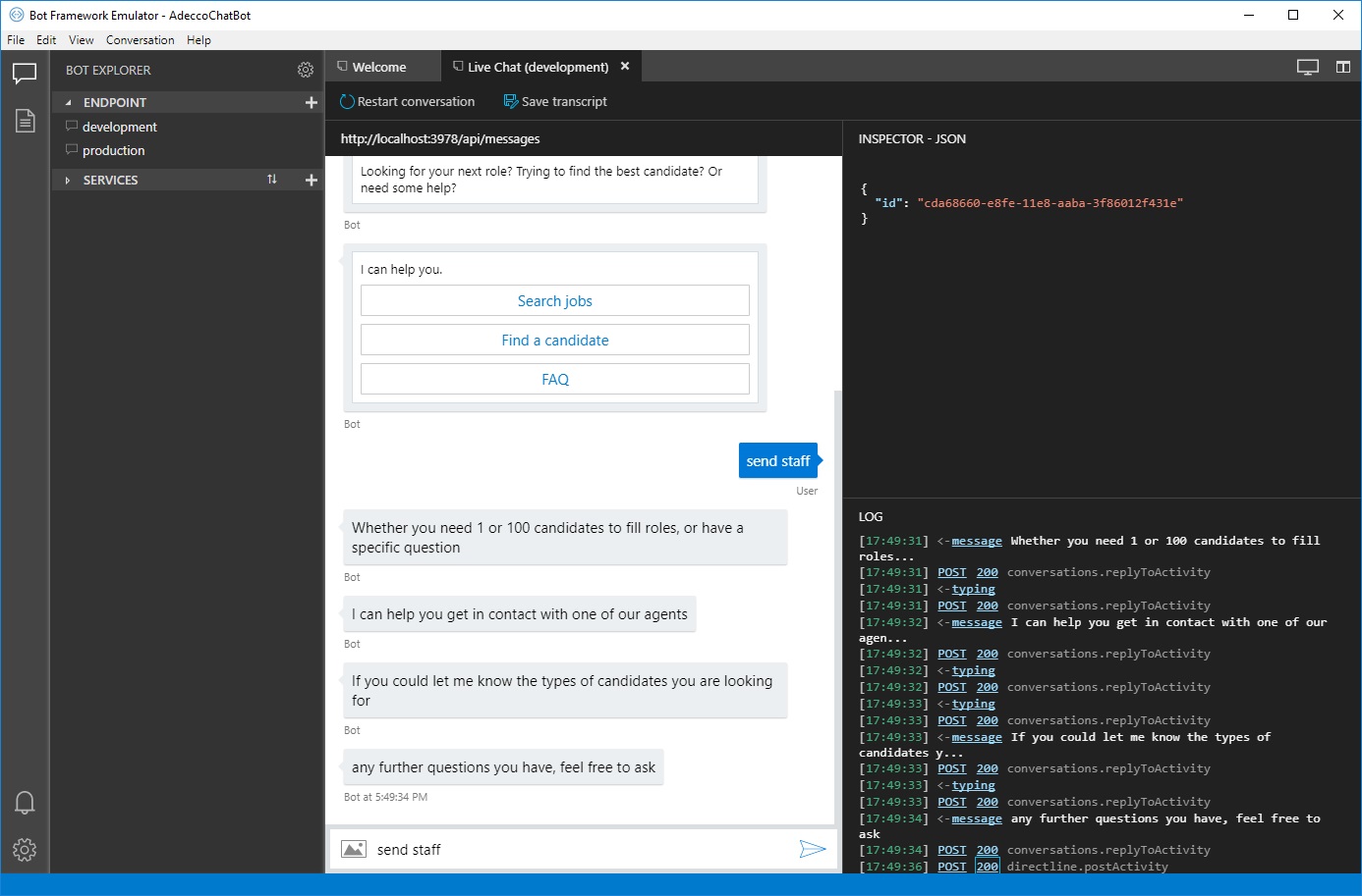 Adaptive Card form breaks emulator interface. · Issue #1091 · microsoft/BotFramework-Emulator ...