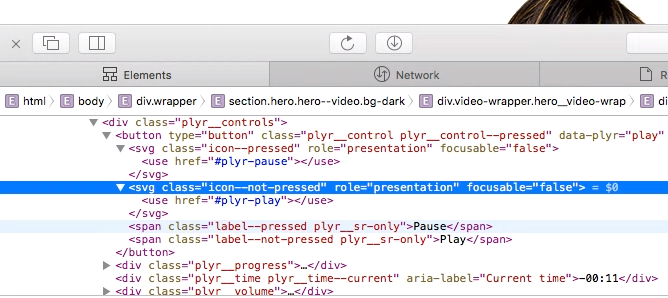 Control Icons aren't visible in IOS9 · Issue #1104 · sampotts/plyr · GitHub