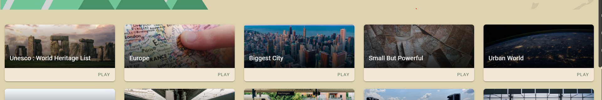 [FEAT] Redesign home : Add searchbar for maps,... · Issue #187 · GeoGuess/GeoGuess · GitHub