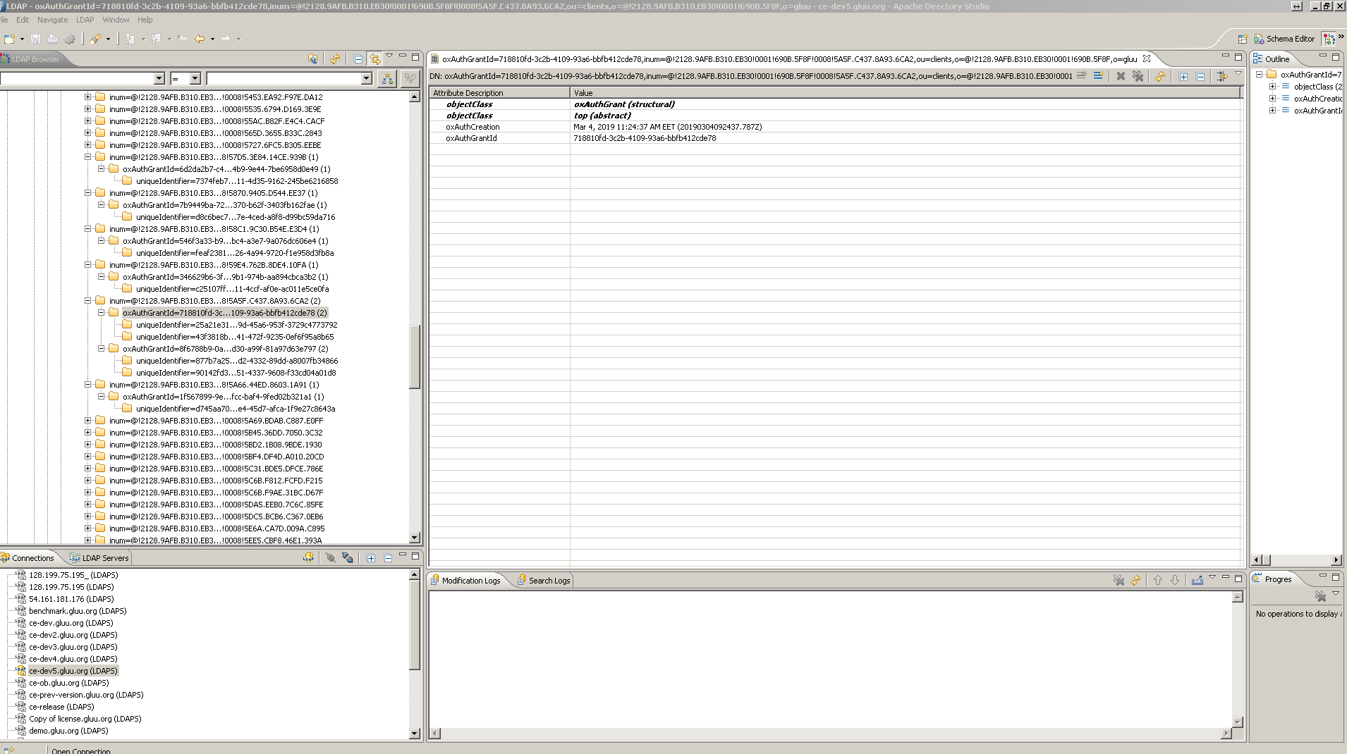 Change oxauth persistence model : Drop `oxAuthGrant` objects from persistence and reduce load on ...