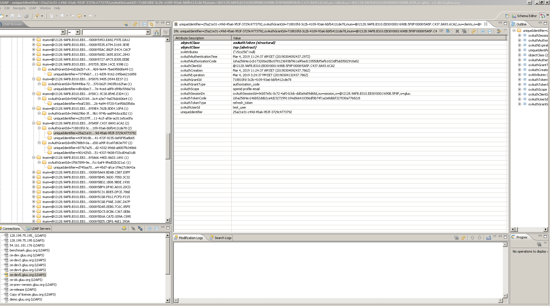Change oxauth persistence model : Drop `oxAuthGrant` objects from persistence and reduce load on ...