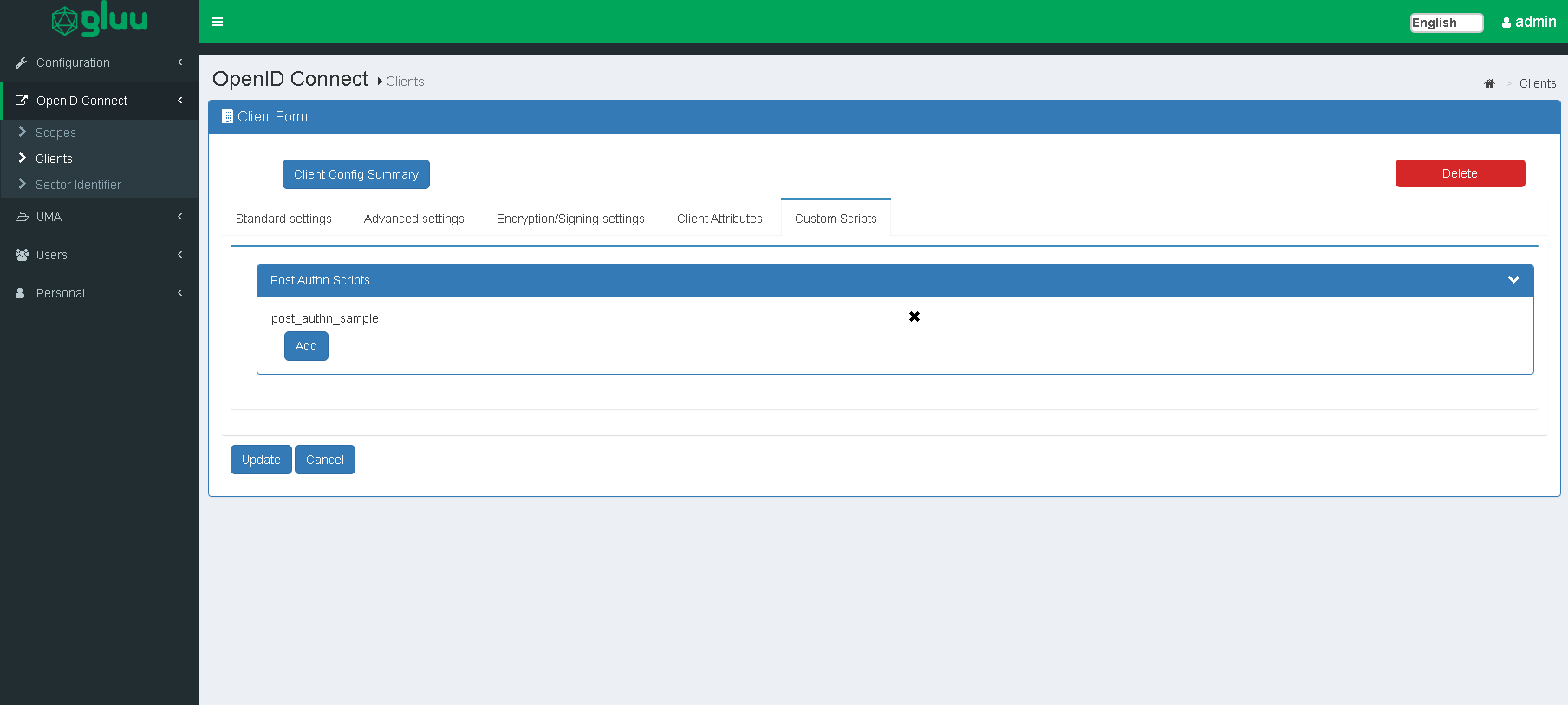 Add Interception Script: Post-Authn Authorize · Issue #1129 · GluuFederation/oxAuth · GitHub