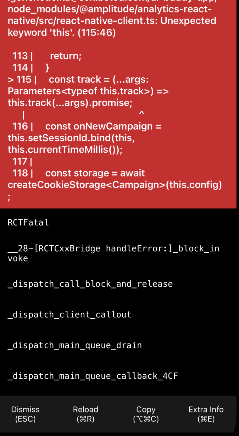 Unexpected keyword 'this' · Issue #355 · amplitude/Amplitude-TypeScript · GitHub