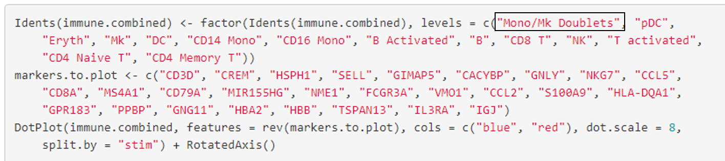 wrong cluster # assigned for PBMC stim vs. ctrl dataset · Issue #2745 ...