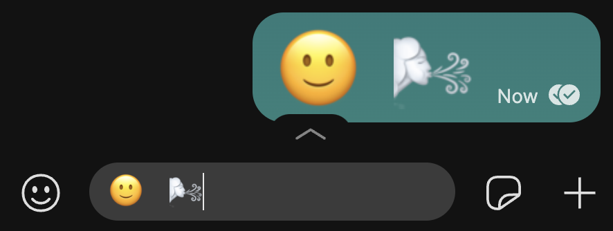 Emoji render inconsistently when selected with the MacOS-native or iOS ...