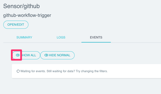 Sensor events are hidden by default in the trigger page · Issue #6686 ...