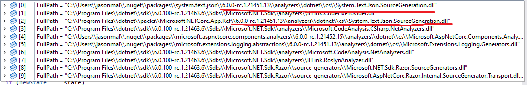 Json source generator corrupts Workspace · Issue #56499 · dotnet/roslyn · GitHub
