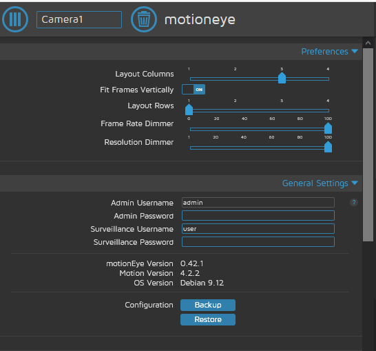 Motioneye Admin Login at Isla Lascelles blog