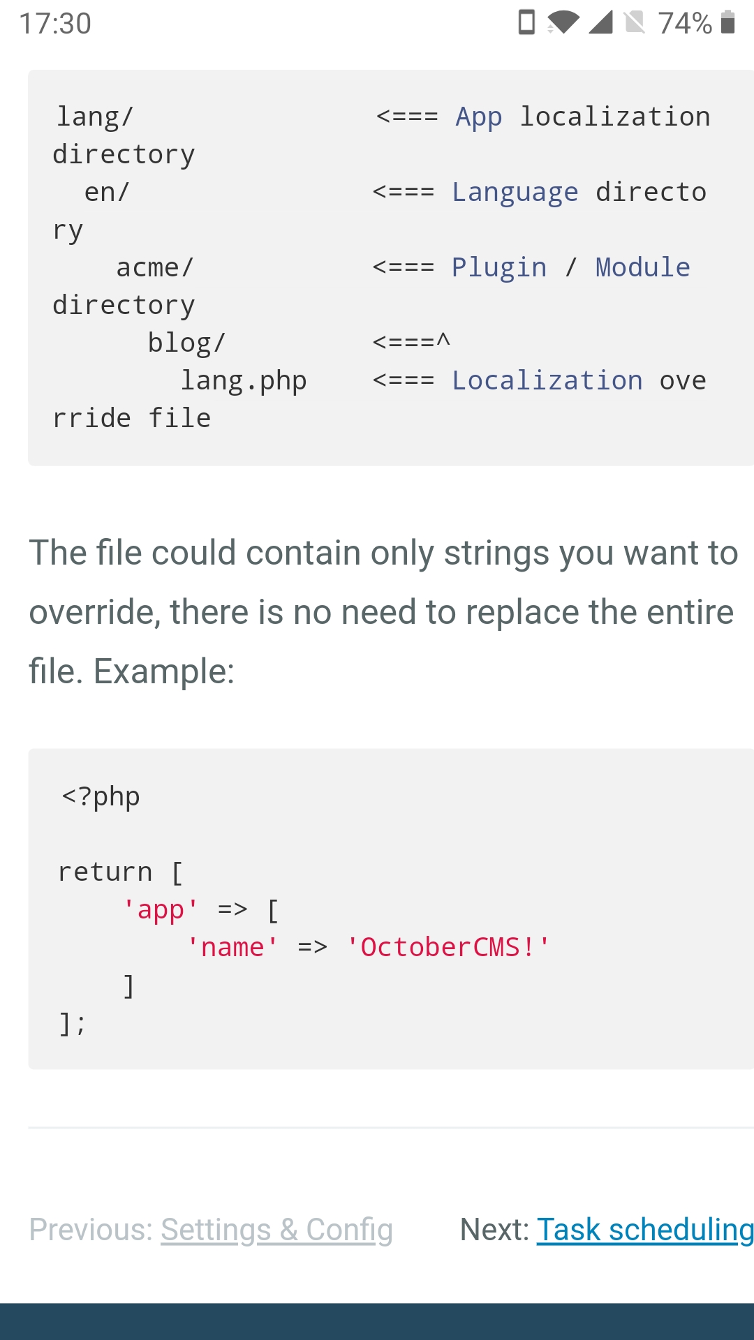 How To Override Plugin Translations · Issue 5049 · Octobercmsoctober · Github