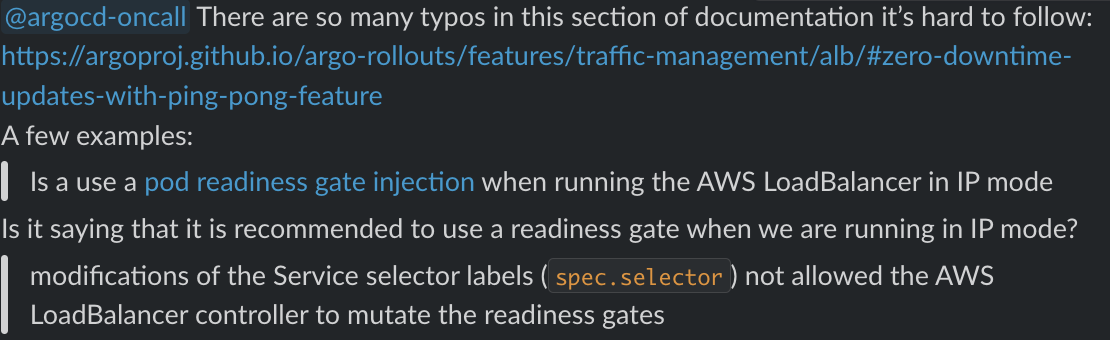 Docs for ALB ping pong need improvments. · Issue #2688 · argoproj/argo-rollouts · GitHub