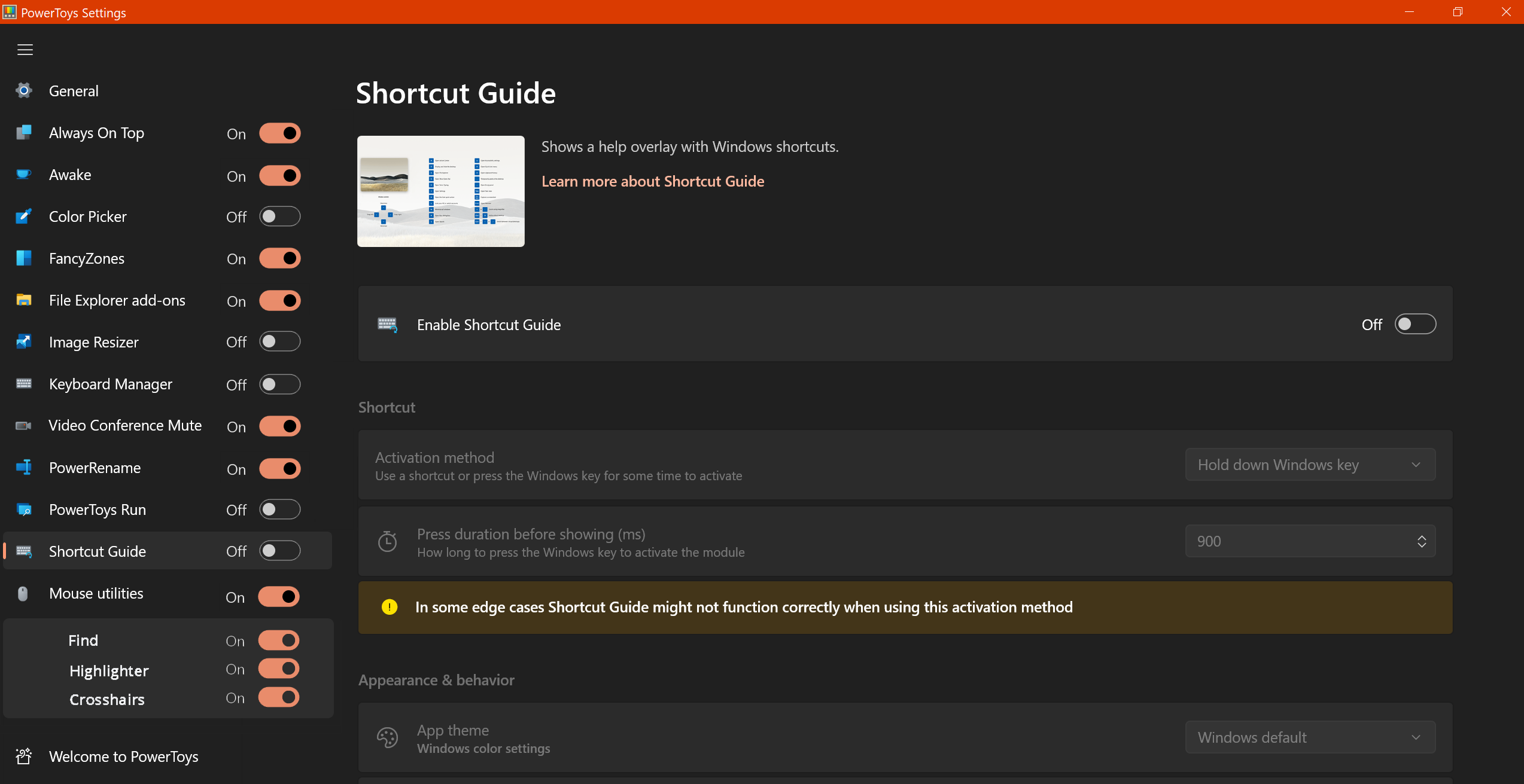 Onoff Switches · Issue 18636 · Microsoftpowertoys · Github 