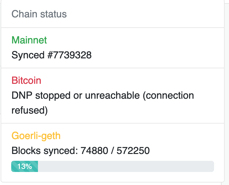 Bitcoin Chain Status Problem · Issue 268 · Dappnode Dnp Admin · Github