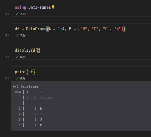 No Display For Julia Dataframe · Issue 4536 · Microsoftvscode Jupyter · Github