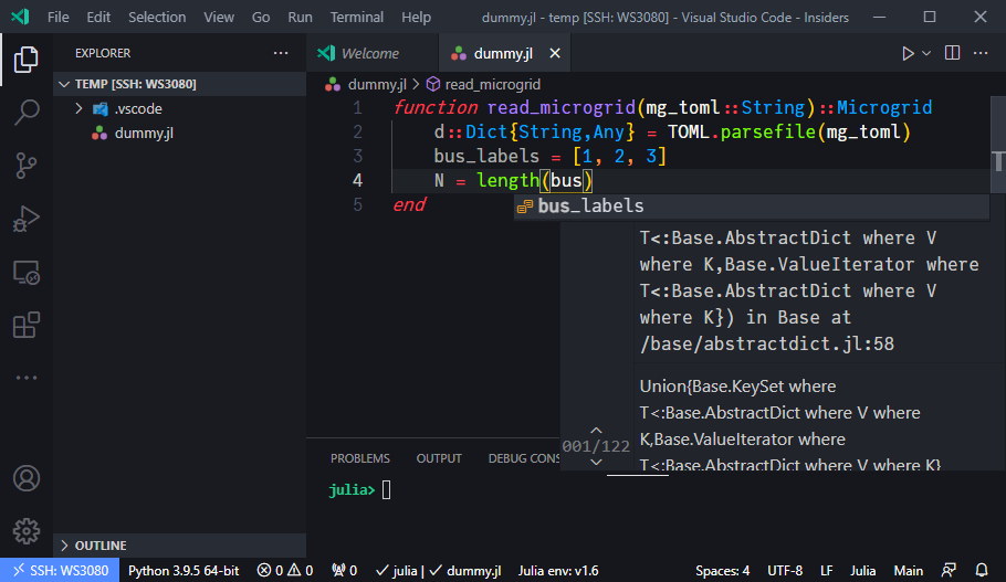 Autocomplete sometimes fails for local variables · Issue #2328 · julia ...