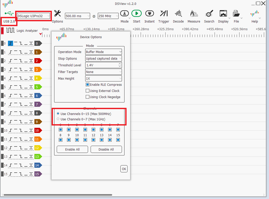 There is no 32 channels in "buffer mode" for U3Pro32 on USB 2.0 · Issue #524 · DreamSourceLab ...
