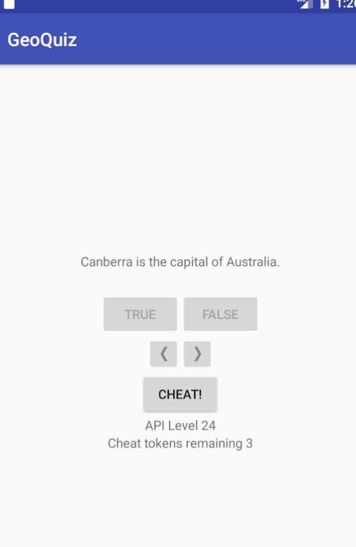 GitHub - brycesulin/GeoQuiz: Android Mobile Development Project that is a Quiz-like app