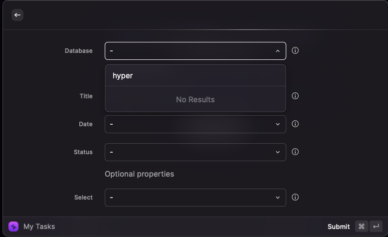 [Hypersonic] Couldn't connect to Notion database · Issue #4119 · raycast/extensions · GitHub