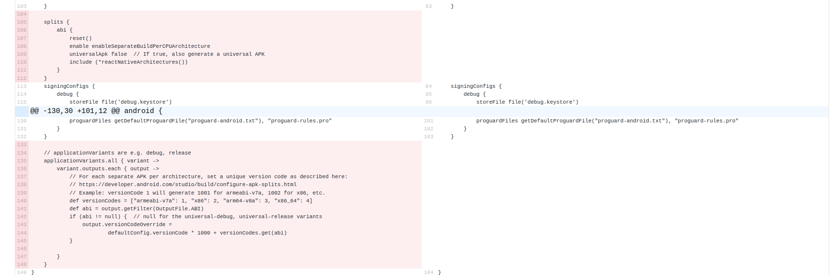 [v0.72.0][Android] Native build fails with "ld: error: --fix-cortex-a53-843419 is only supported ...