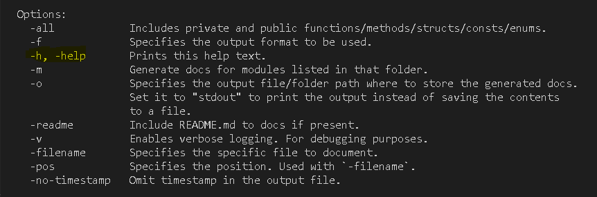 Improvements for command v doc · Issue #9155 · vlang/v · GitHub