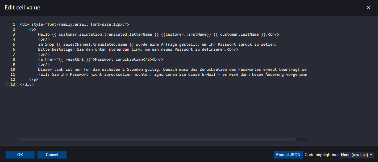 FEAT: add HTML code highlighting for `Edit cell value` · Issue #485 · dbgate/dbgate · GitHub