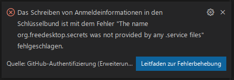 Cannot save credentials on KDE Plasma · Issue #117425 · microsoft ...
