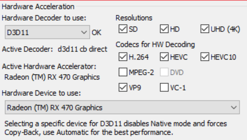 Seperate HEVC and HEVC10 settings for HW decoding · Issue #250 · Nevcairiel/LAVFilters · GitHub