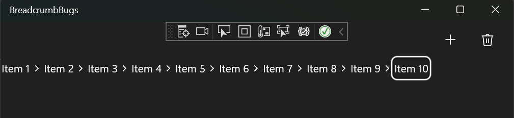 Breadcrumbbar Last Item Can Be Keyboard Focused · Issue 7956 · Microsoft Microsoft Ui Xaml · Github