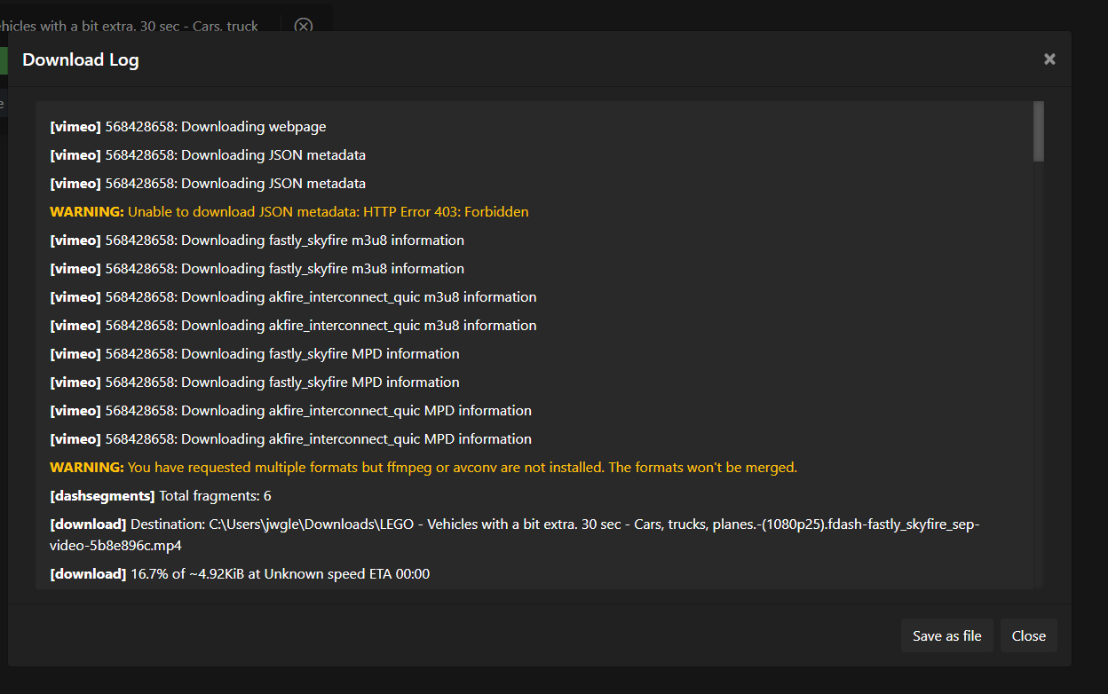 logs viewer · Issue #132 · jely2002/youtube-dl-gui · GitHub