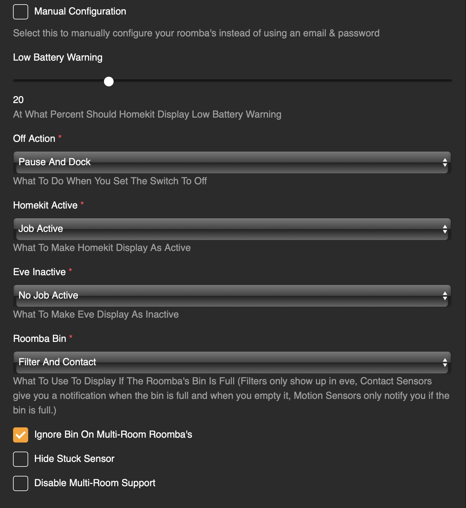 Bug Report: j7 Won't Work · Issue #2 · bloomkd46/homebridge-iRobot · GitHub