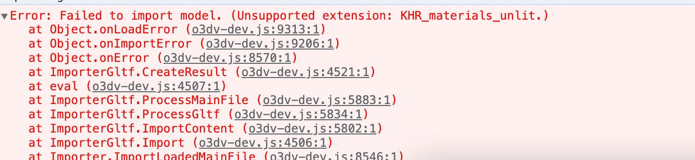 Failed to import model. (Unsupported extension: KHR_materials_unlit.) · Issue #294 · kovacsv ...