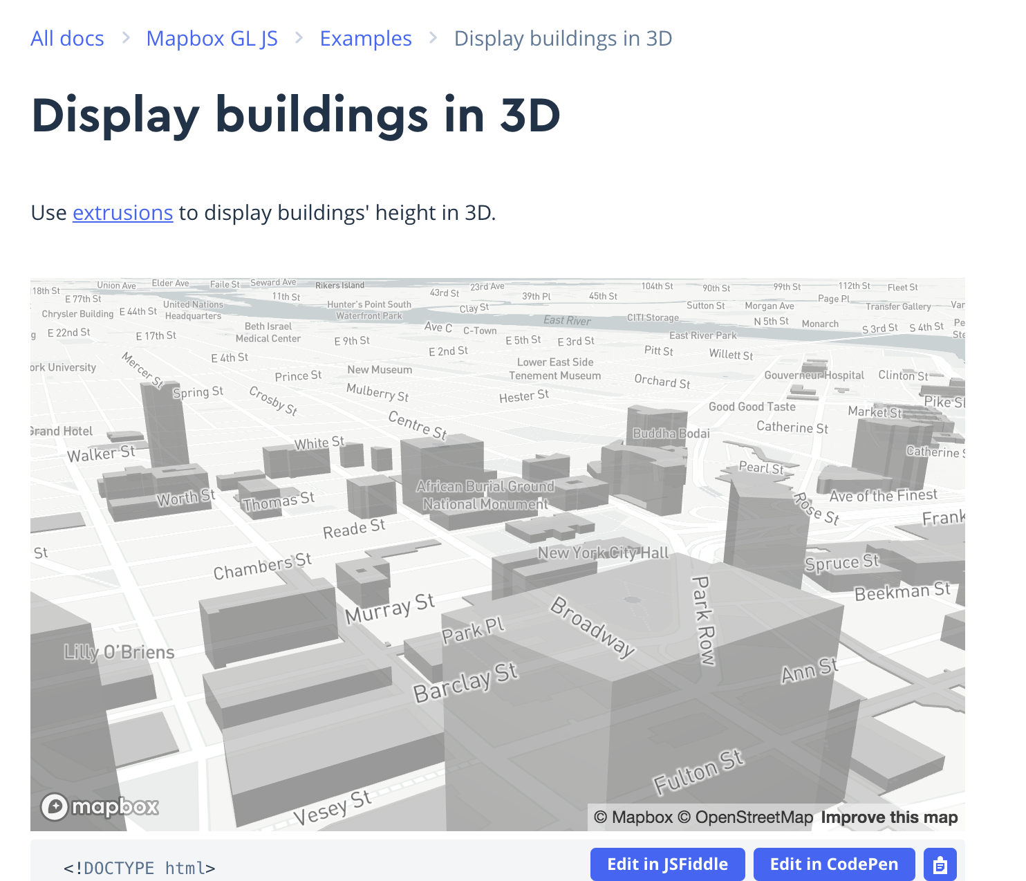 The oblique view of the map will cause the buildings in the distant view to disappear · Issue ...