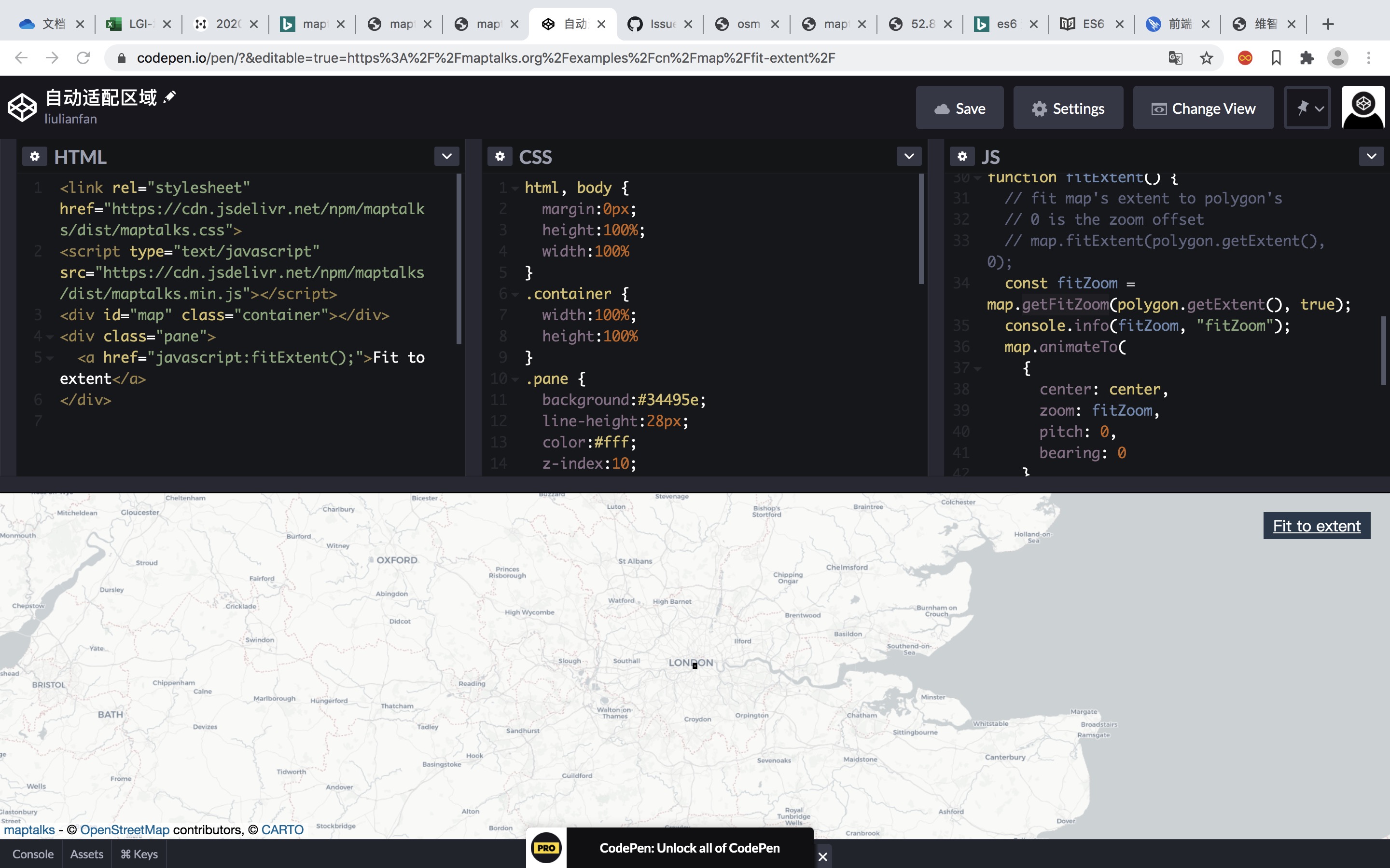 getFitZoom在地图倾斜角度最大时自适应问题 · Issue #1203 · maptalks/maptalks.js · GitHub