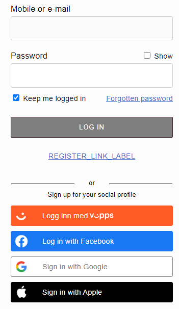 Vipps Login - Support Mark icon in login page · Issue #72 · vippsas/vipps-developers · GitHub