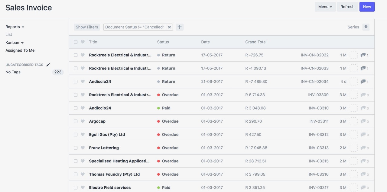 Sorting the list view based on "Series" is not working. · Issue #9551 · frappe/erpnext · GitHub