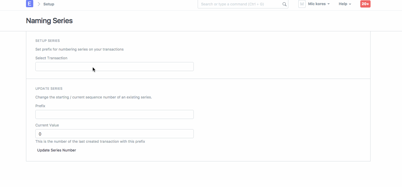 Naming Series for Projects is not working. · Issue #9617 · frappe/erpnext · GitHub