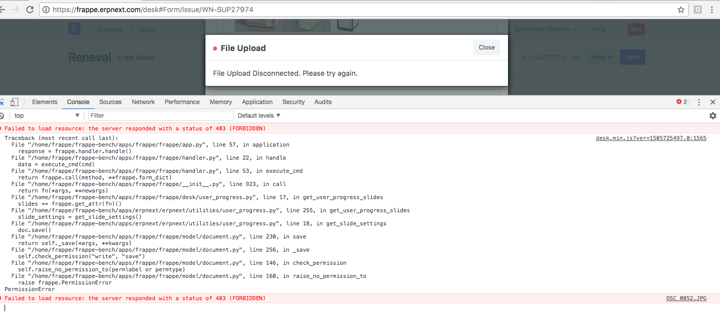 Issue With Adding Attachment In Email · Issue 10837 · Frappeerpnext · Github 