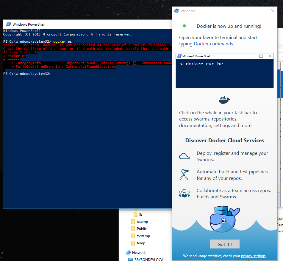 Docker for windows will not work with hyper-v · Issue #1055 · docker/for-win · GitHub