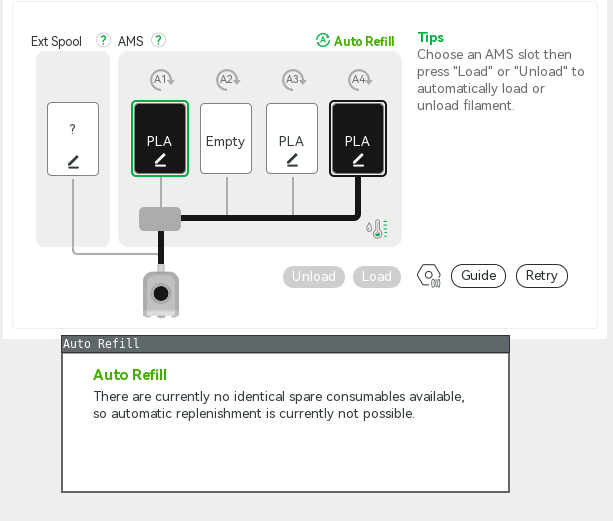 Auto refill / filament backup not working (1.7 beta 2) · Issue #2103 · bambulab/BambuStudio · GitHub