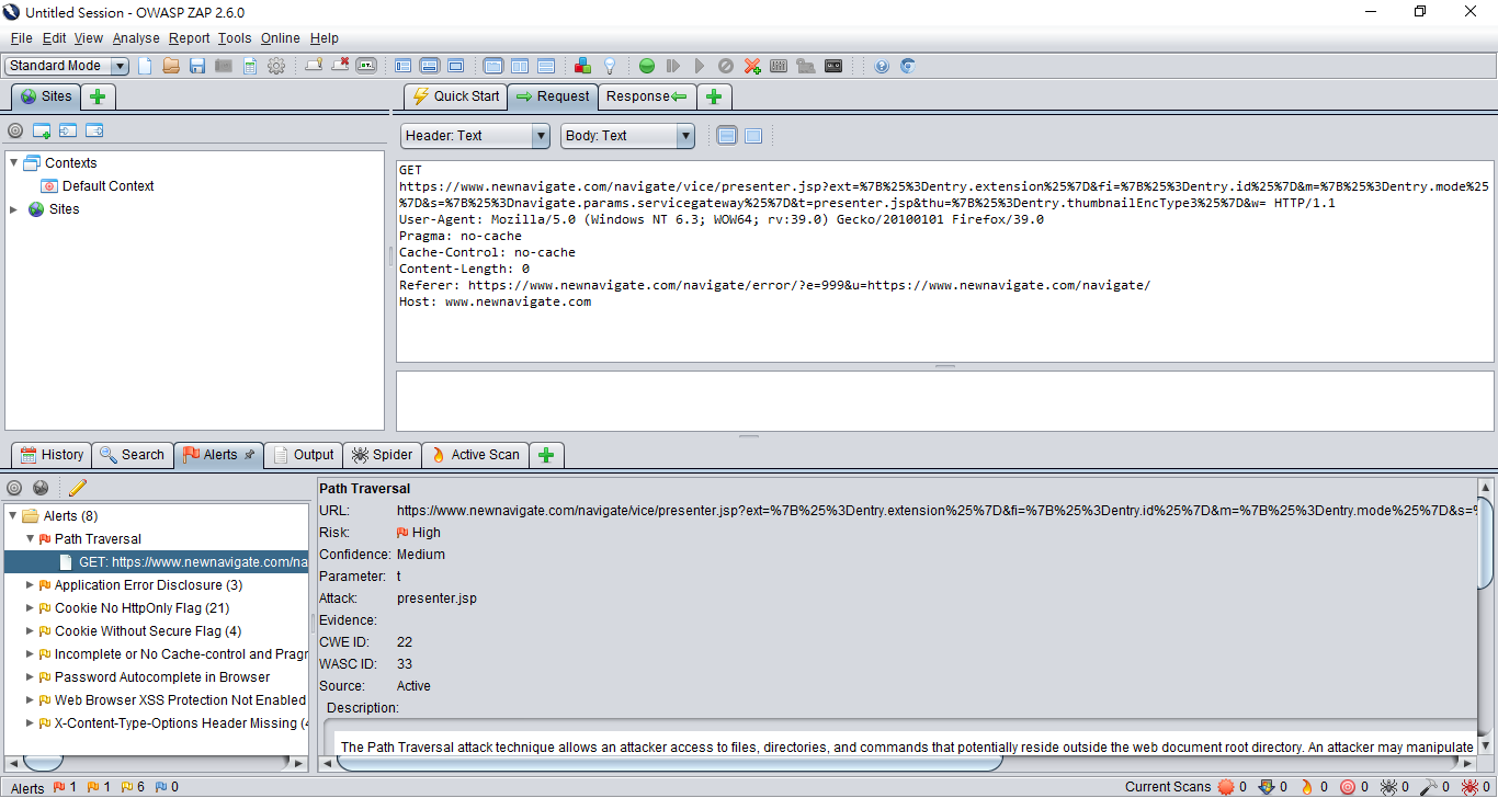Path Traversal false positive with JAVA? · Issue #4074 · zaproxy/zaproxy · GitHub
