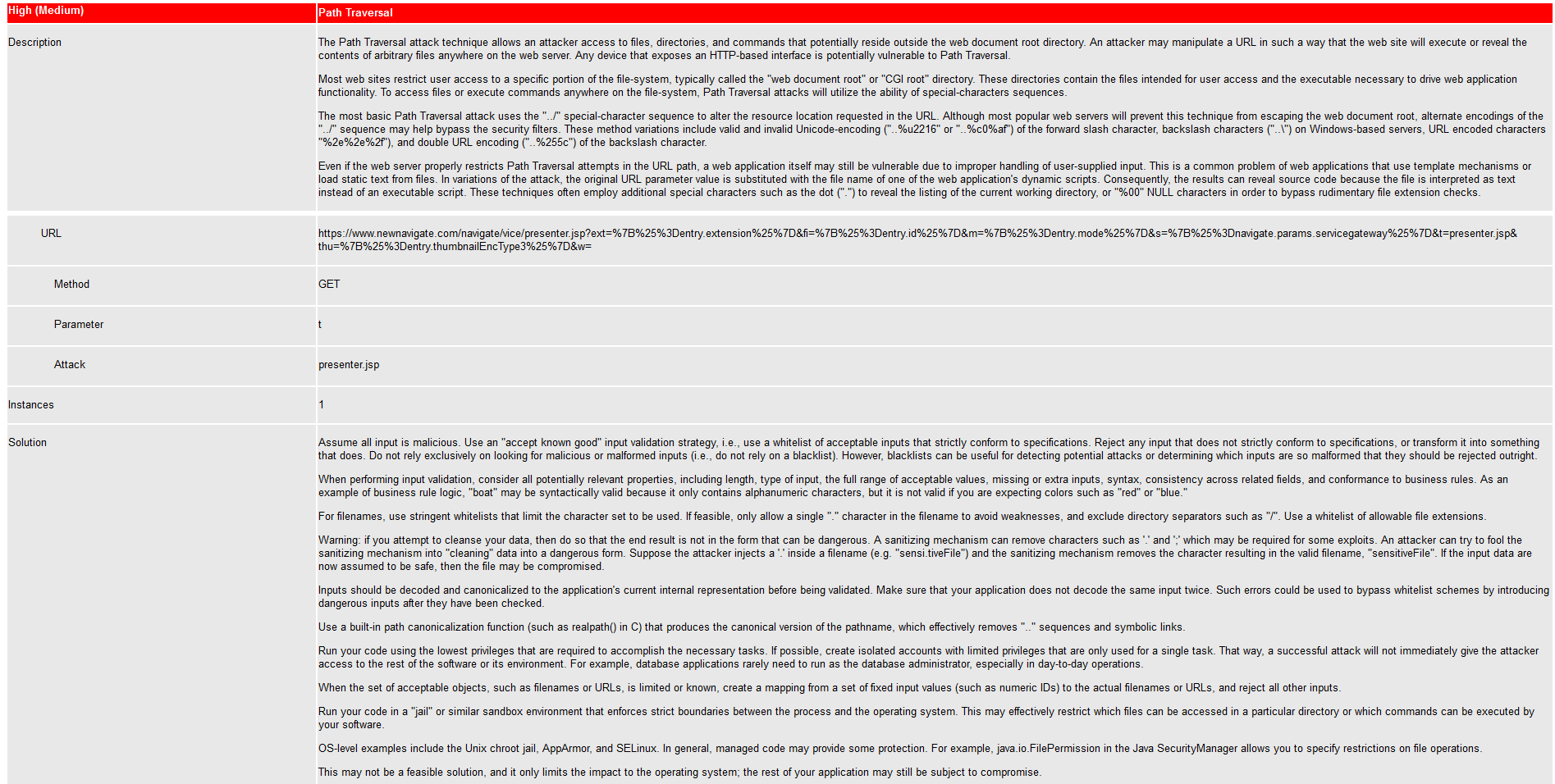 Path Traversal false positive with JAVA? · Issue #4074 · zaproxy/zaproxy · GitHub