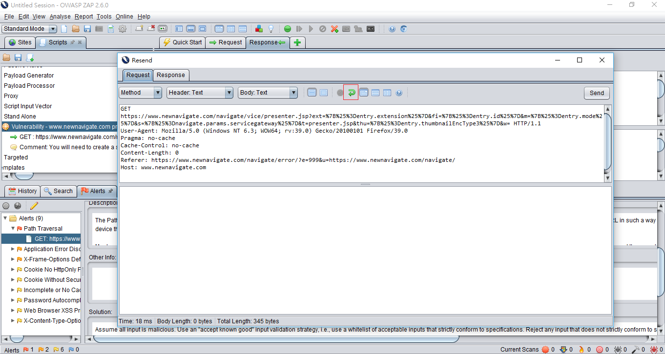 Path Traversal false positive with JAVA? · Issue #4074 · zaproxy/zaproxy · GitHub
