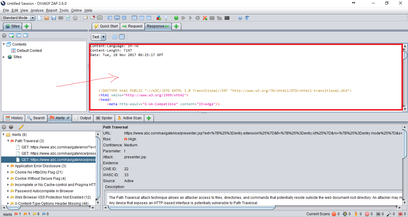 Path Traversal false positive with JAVA? · Issue #4074 · zaproxy/zaproxy · GitHub