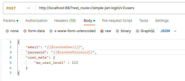 bug: Meta data does not save in create use endpoint · Issue #86 · nicumicle/simple-jwt-login ...